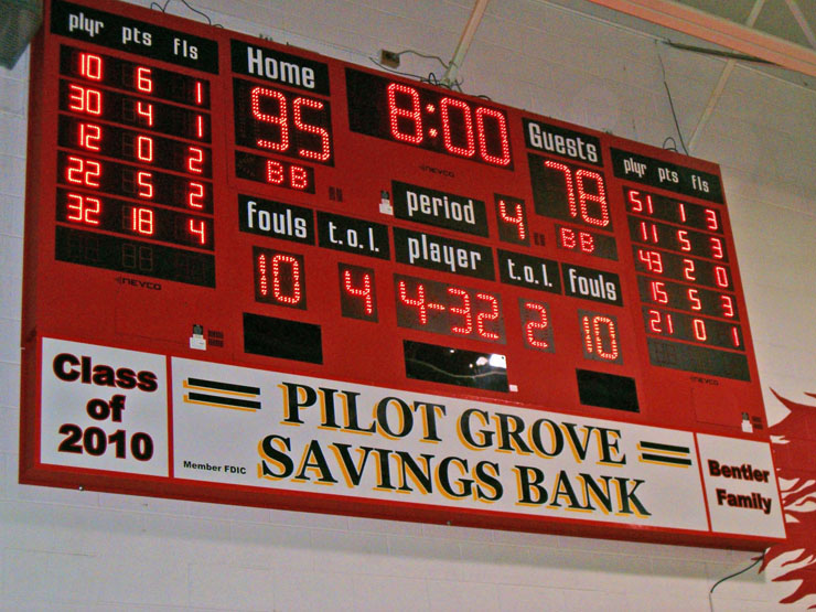 Recent Scoreboard Installations